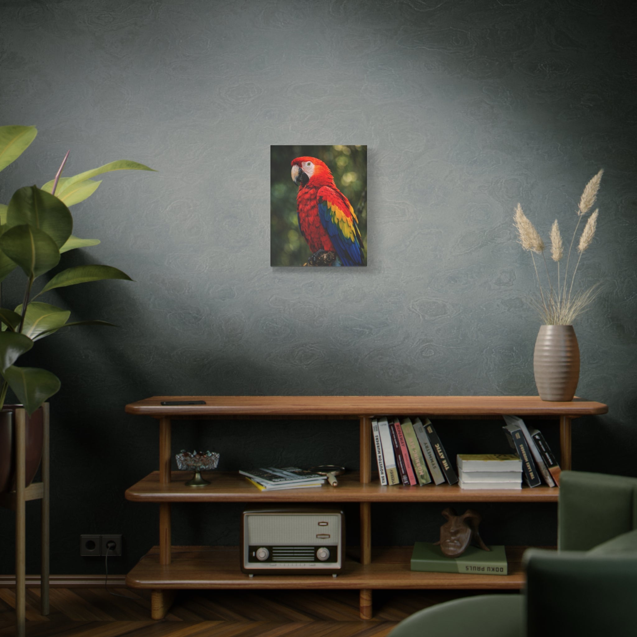 FERA ANIMA: The Wild, Remembered — Scarlet Macaw – Blush & Gold